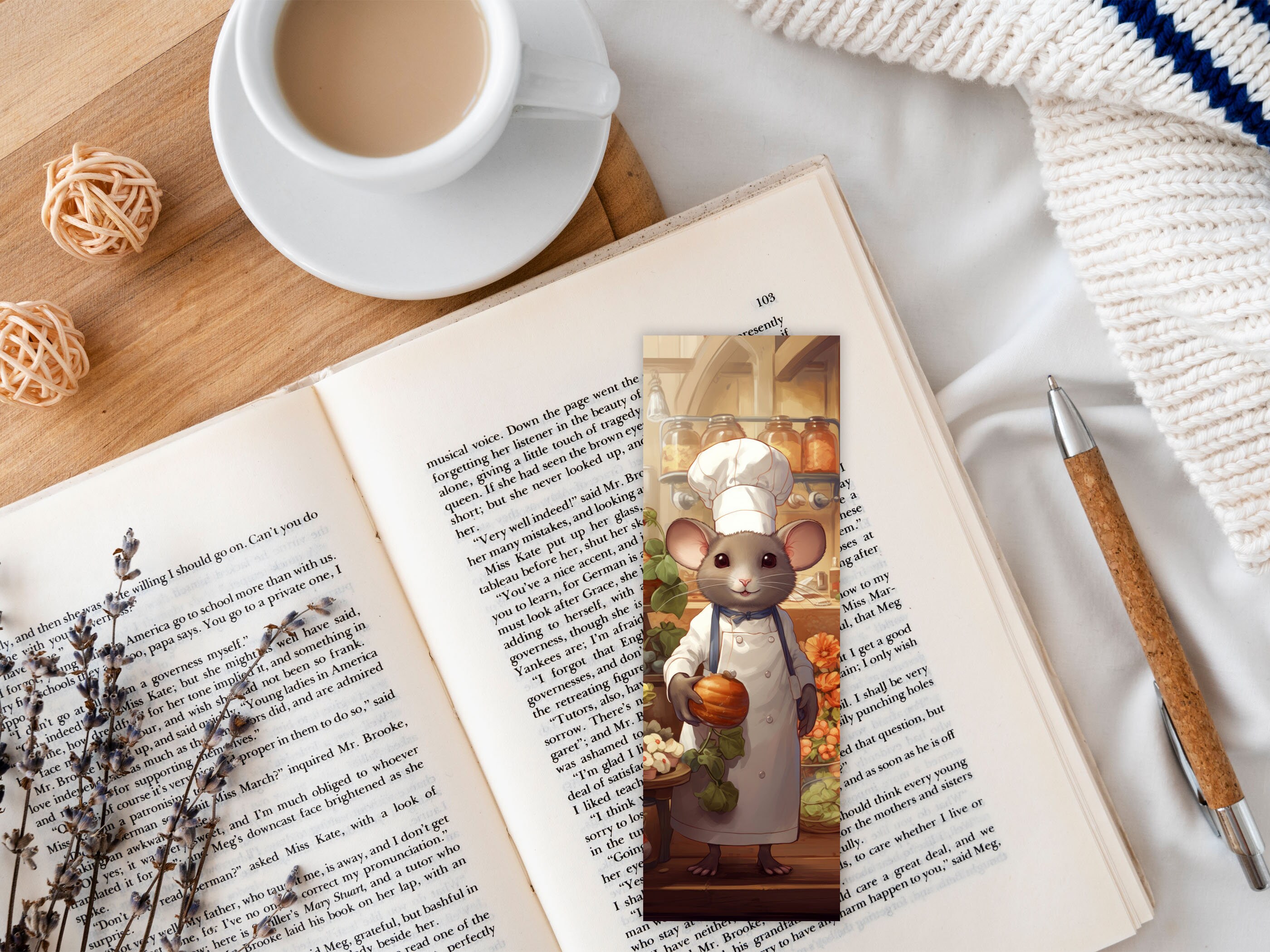 20 Fantasy Mice Printable Bookmark Bundle, Sublimation Design ...