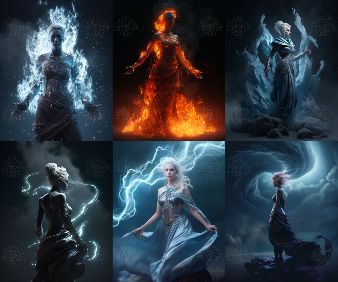 Bundle Digital Files Elemental Art Fire Art Dark Art - Etsy