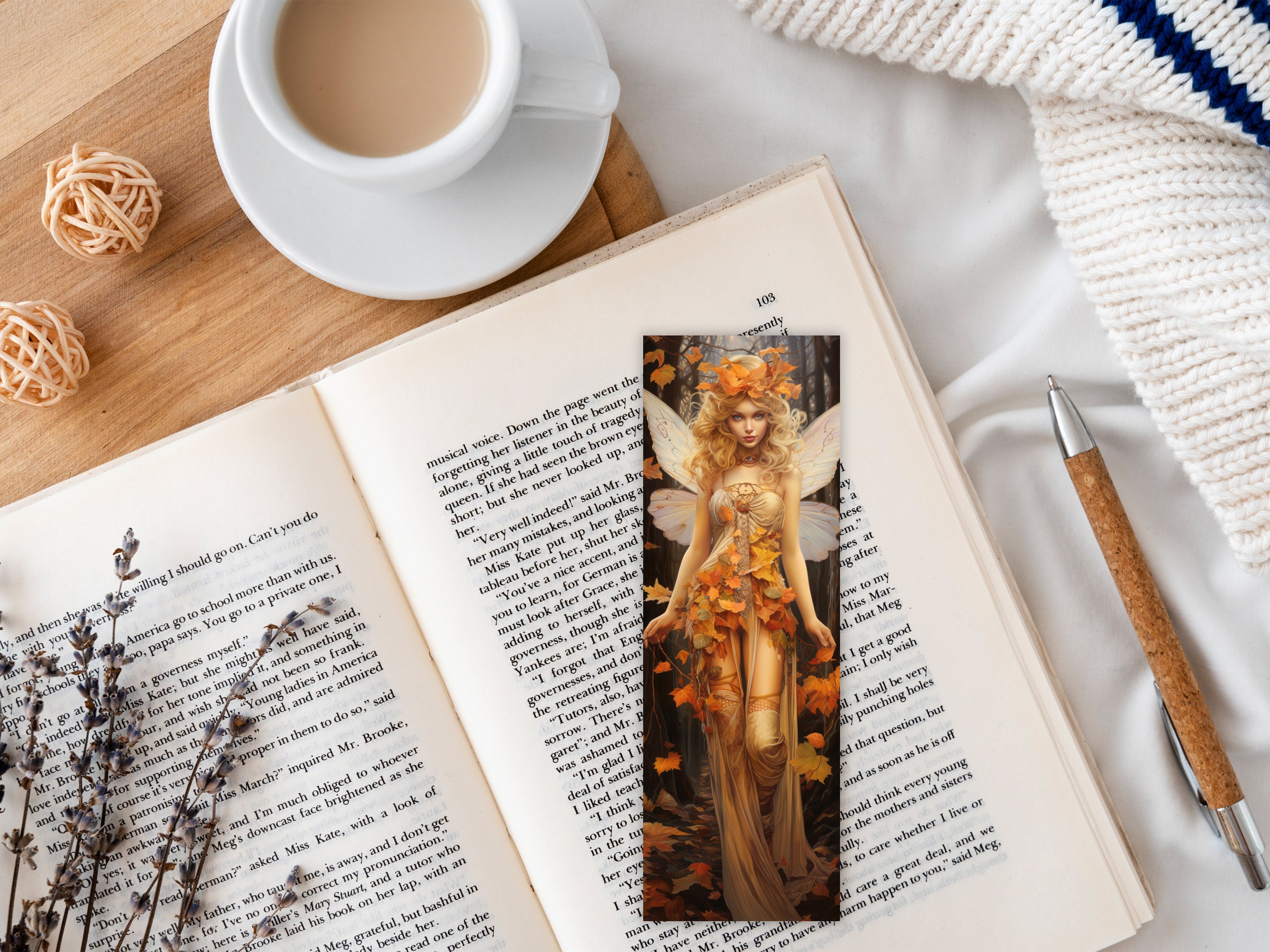 20 Forest Fairy Printable Bookmark Bundle, Sublimation Design ...