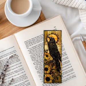 Stained Glass Crow Bookmarks, Gothic Art, JPG Bundle (digital Download ...