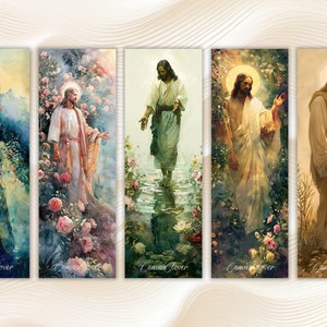 20 Jesus Christ Bookmark Bundle, Sublimation Design, Religious ...