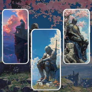 12 Vintage Resting Knights Wallpaper Bundle Wallpaper Vintage Desktop ...