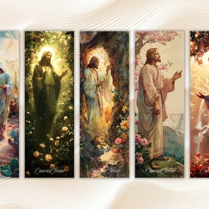 20 Jesus Christ Bookmark Bundle, Sublimation Design, Religious ...