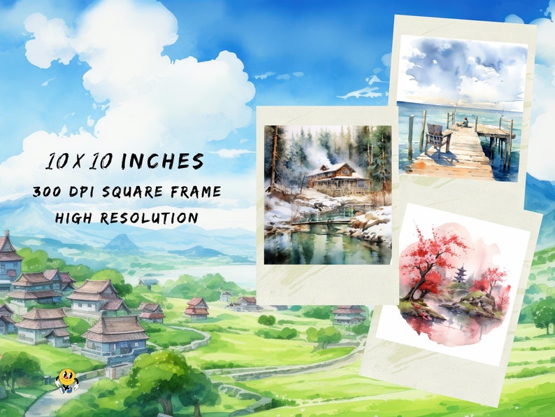 50 Wild West Scenes Bundle - Tilt-shift Style, Digital Art, Paper, 1800 ...