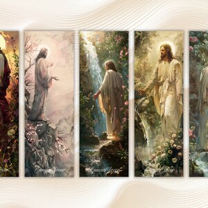 20 Jesus Christ Bookmark Bundle, Sublimation Design, Religious ...