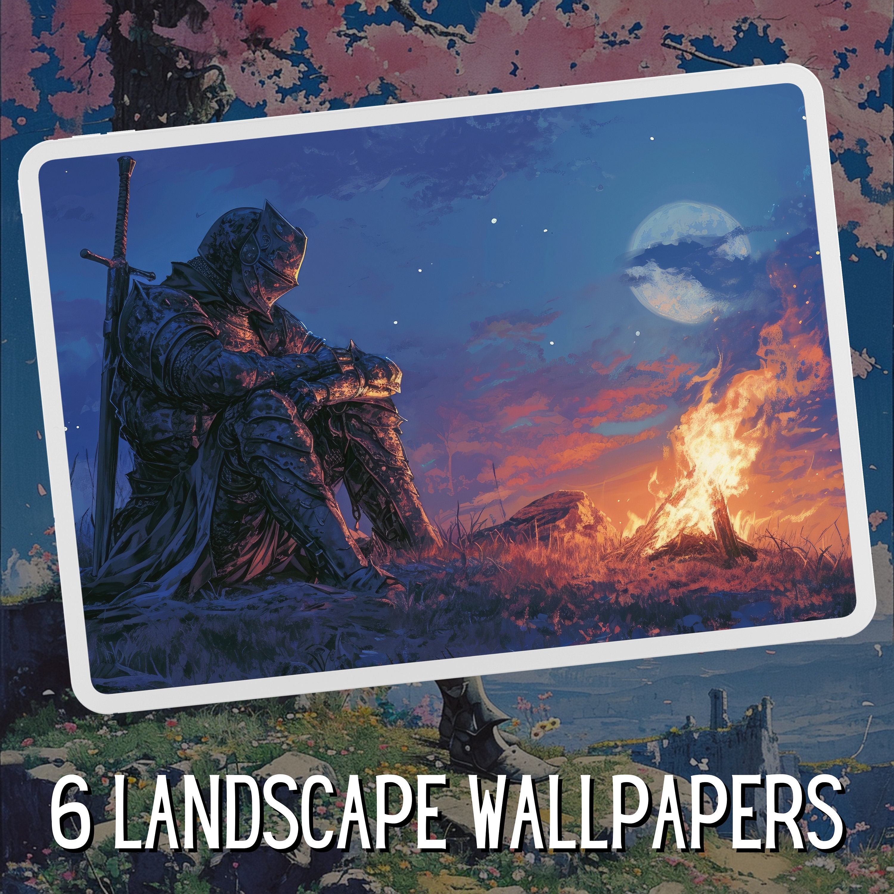 12 Vintage Resting Knights Wallpaper Bundle Wallpaper Vintage Desktop ...