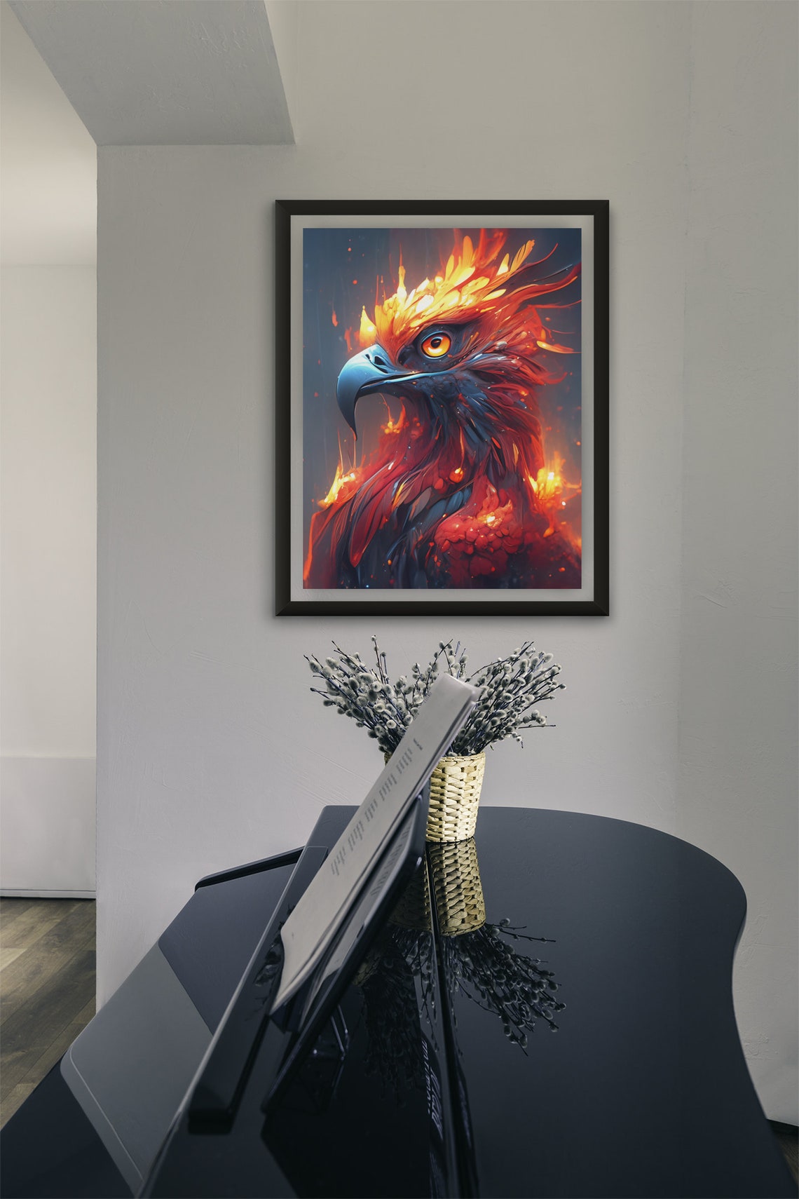 Phoenix Illustration Printable Wall Art | Set of 20 Prints | Fantasy ...