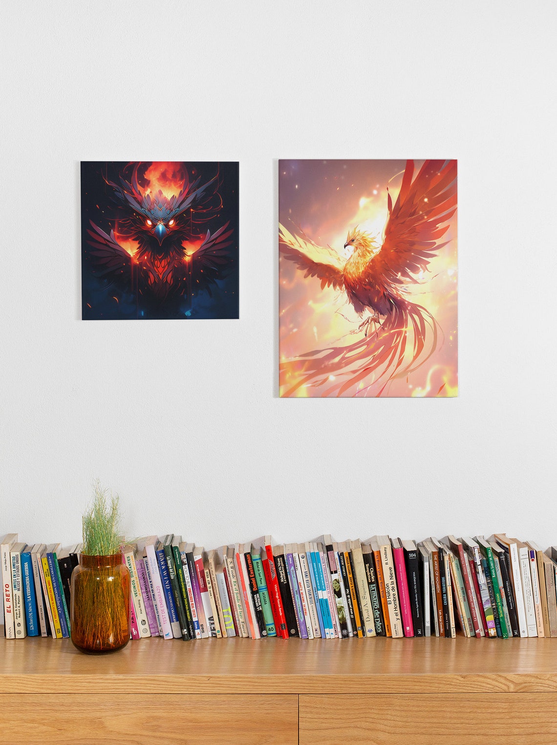 Phoenix Illustration Printable Wall Art | Set of 20 Prints | Fantasy ...