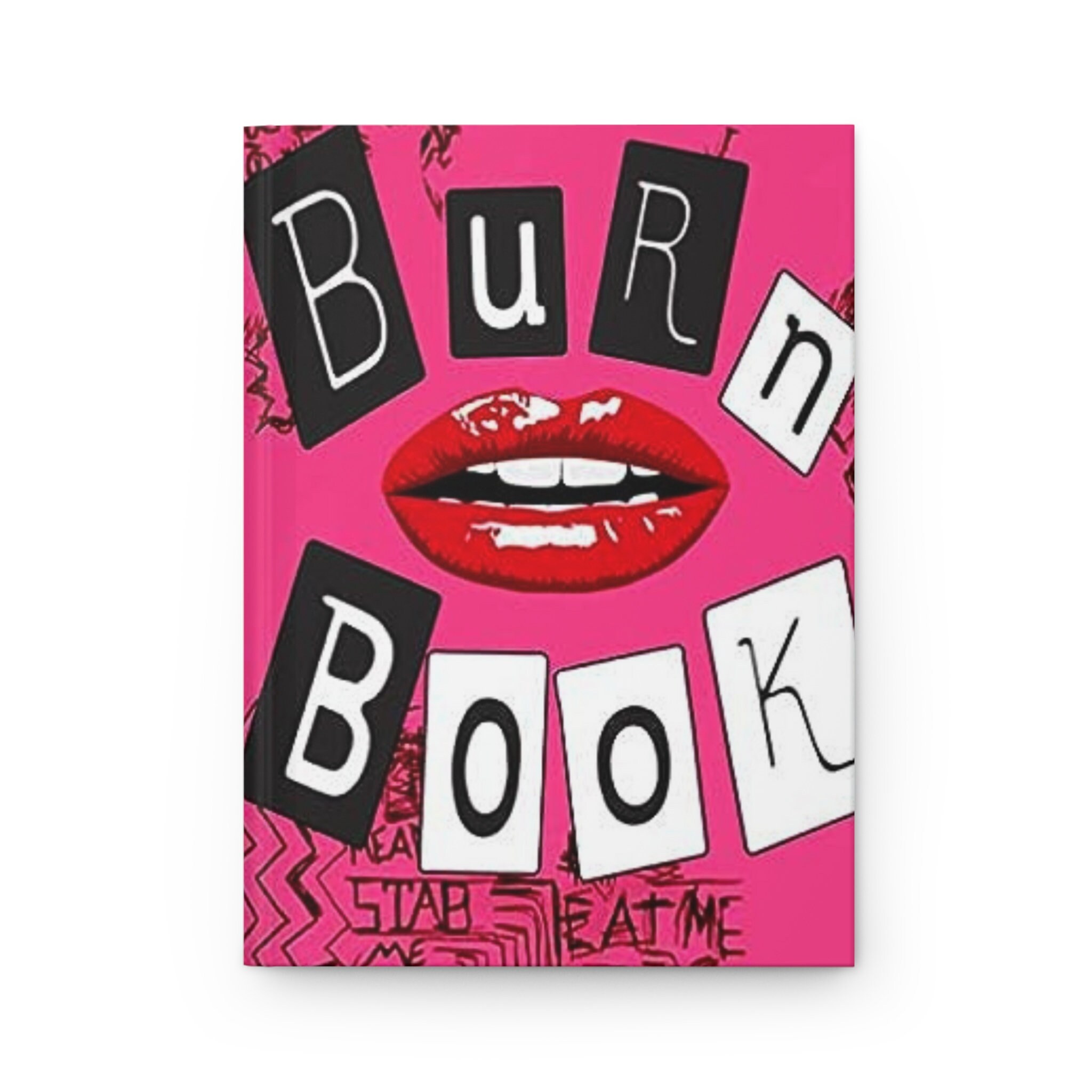 BURN Book-hardcover Journal Matte - Etsy