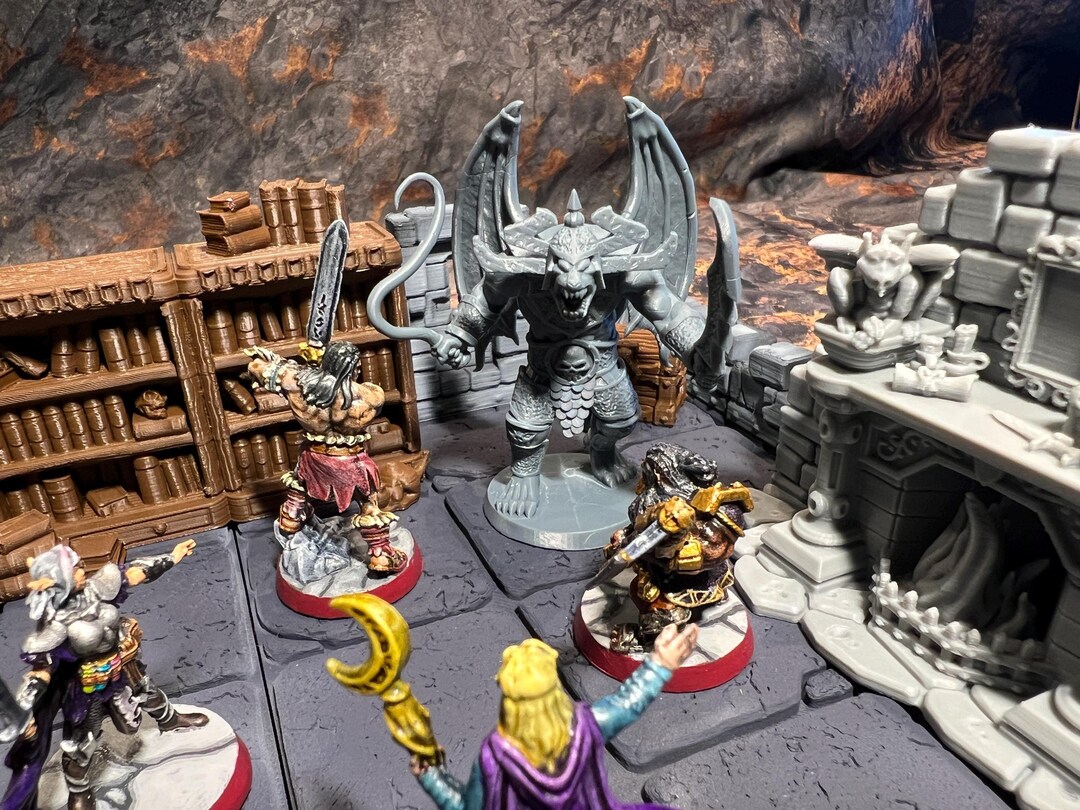 Heroquest Centerpiece Gargoyle Figure, Fully Assembled - Custom Print ...