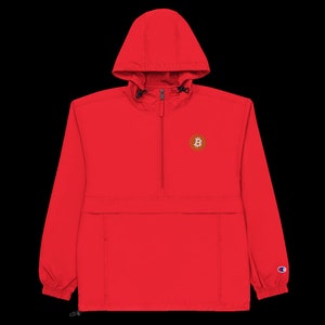 Champion Packable Jacket - the Digital Gold Fan - Bitcoin - Etsy