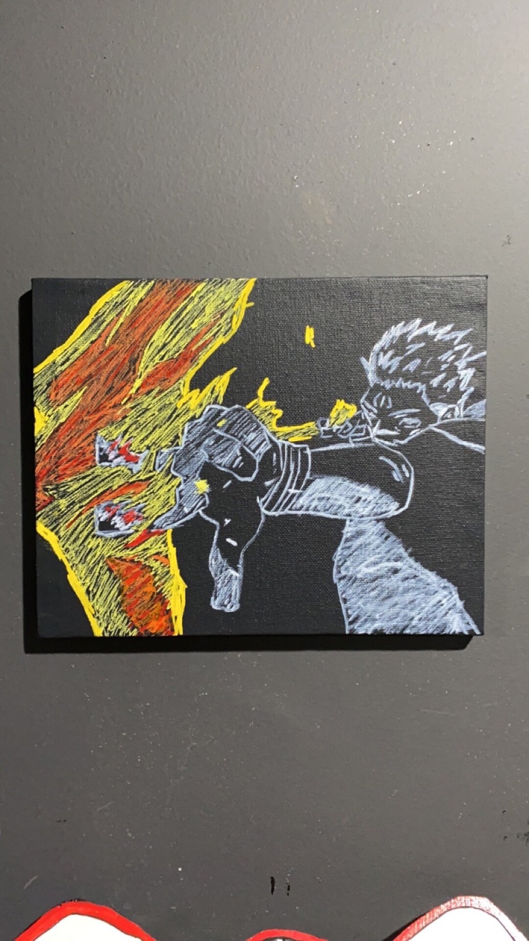 Sukuna Impact Frame Attack Wall Art From Jujutsu Kaisen - Etsy