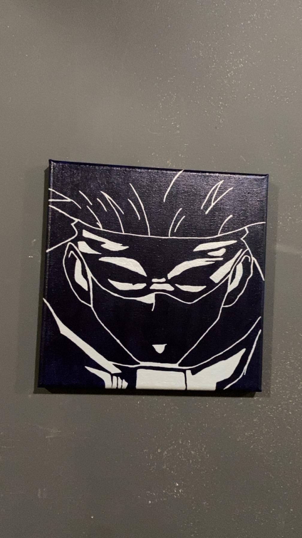 Gojo Saturo Wall Art Painting From Jujutsu Kaisen - Etsy