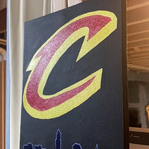 Cleveland Cavs Painting Wall Art Decor. - Etsy