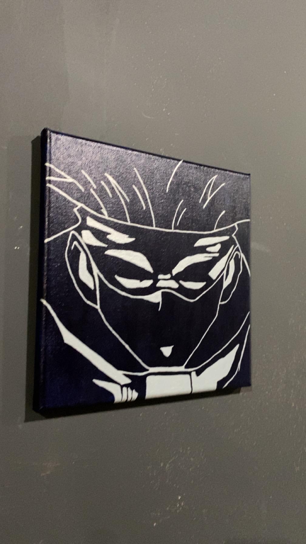 Gojo Saturo Wall Art Painting From Jujutsu Kaisen - Etsy
