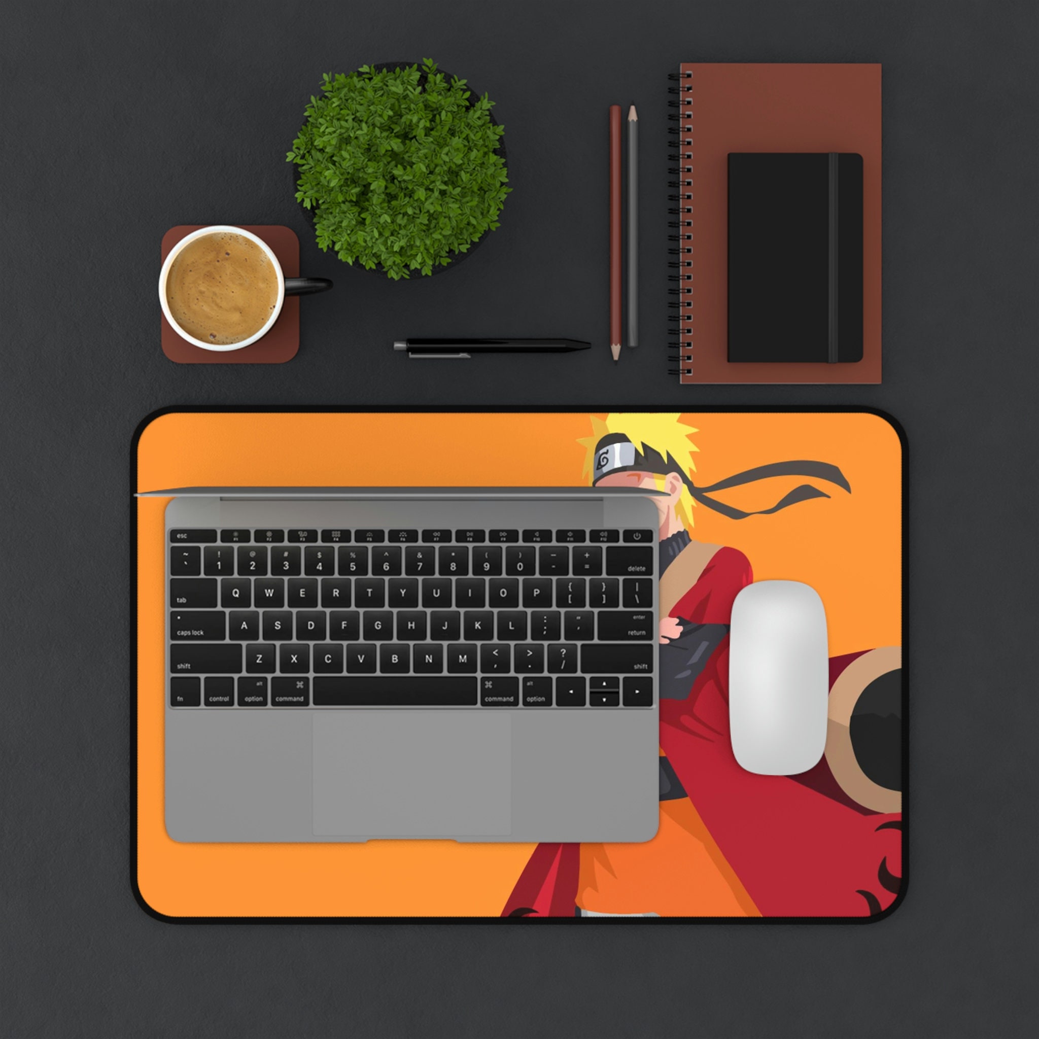 Naruto Sage Minimalist Desk Mat | Anime | Office - Etsy