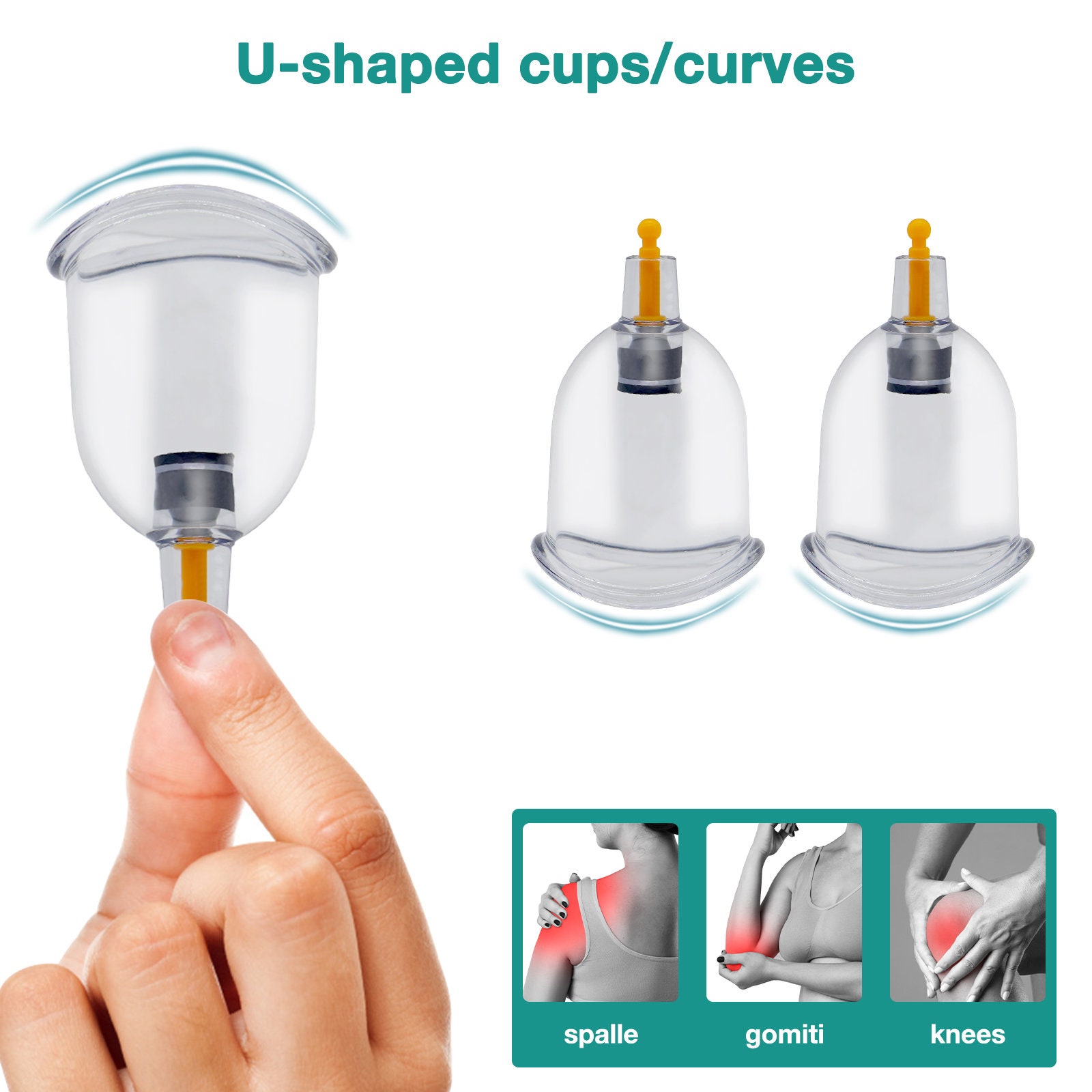 Ancient Cupping Treatment Set for Deep Tissue Massage - Etsy Australia