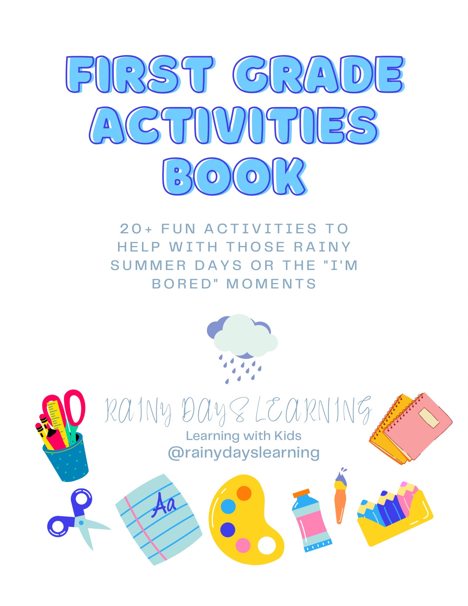 First Grade Activities Booklet - Etsy