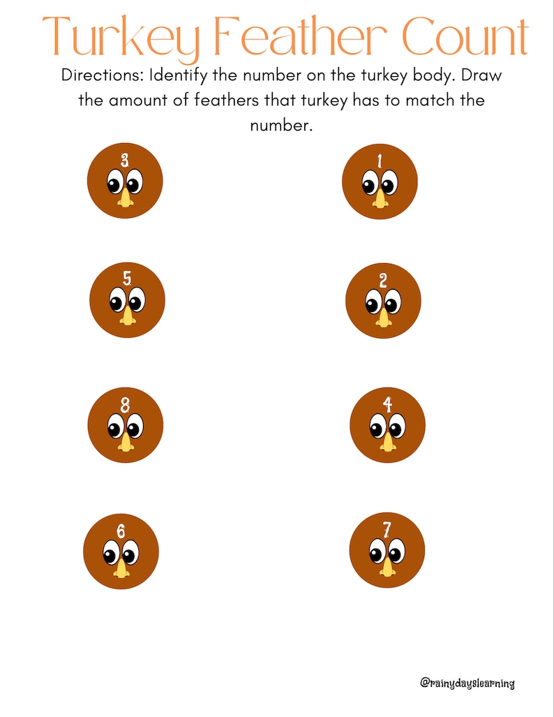 Thanksgiving Kids Activities Packet: Games, Placemat, Scavenger Hunt ...