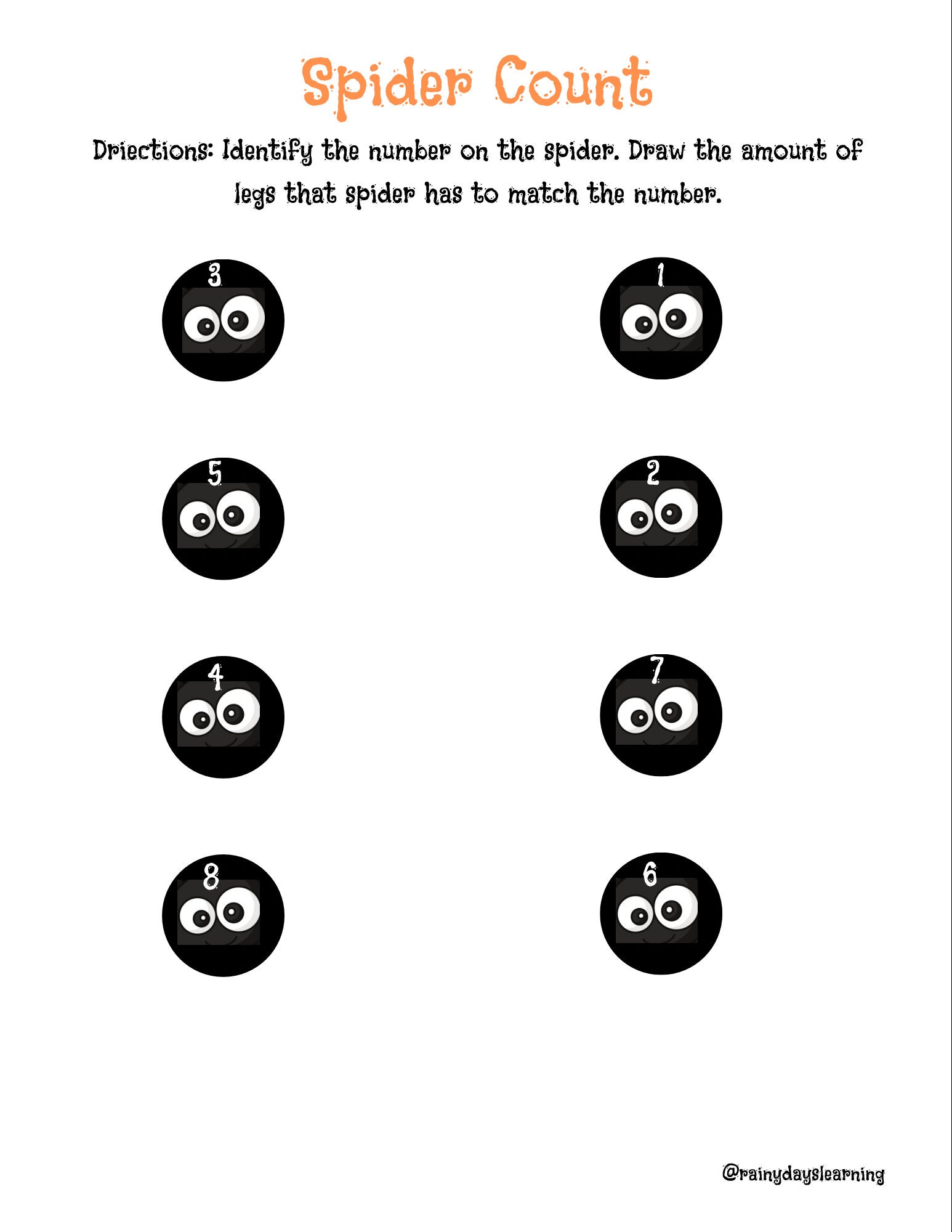 Halloween Activities for Kids (digital Download) Preschool to Early ...