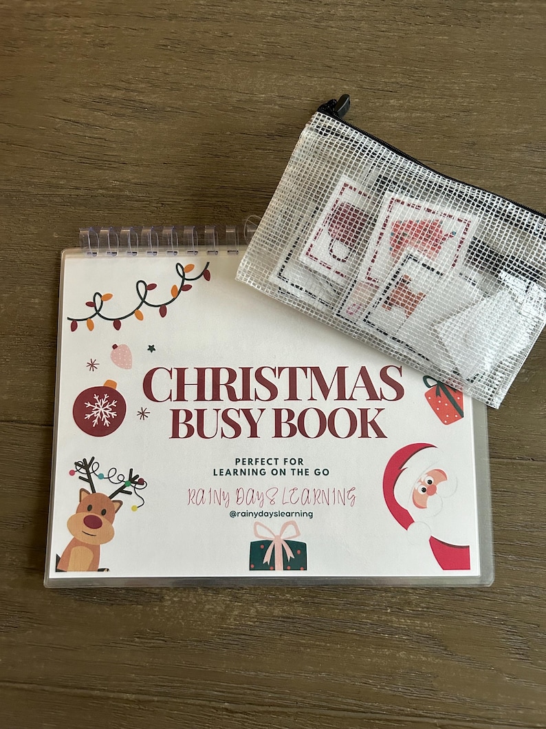 Christmas Busy Book - Etsy