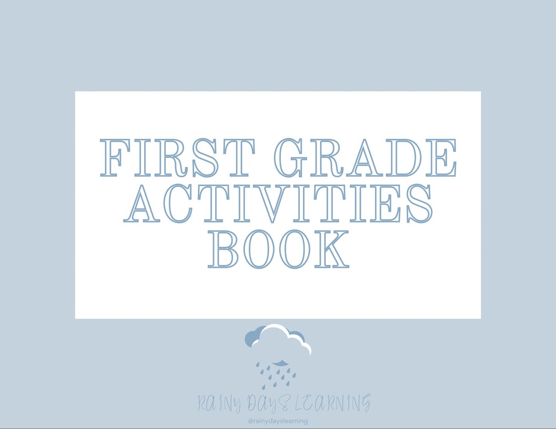 First Grade Activities Booklet - Etsy