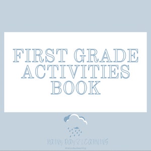 First Grade Activities Booklet - Etsy