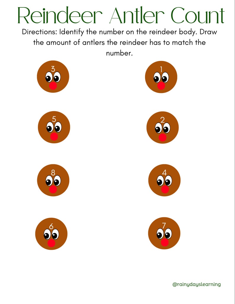 Christmas Activities for Kids - Etsy