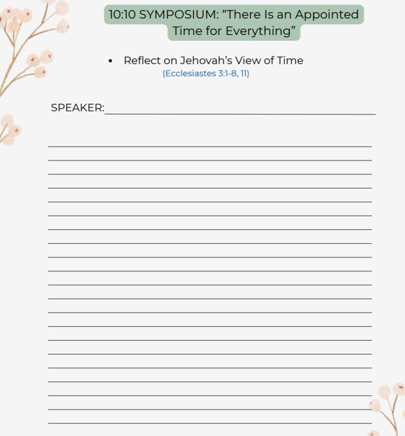 Regional Convention 2023 Jehovah's Witnesses JW Convention Notebook - Etsy