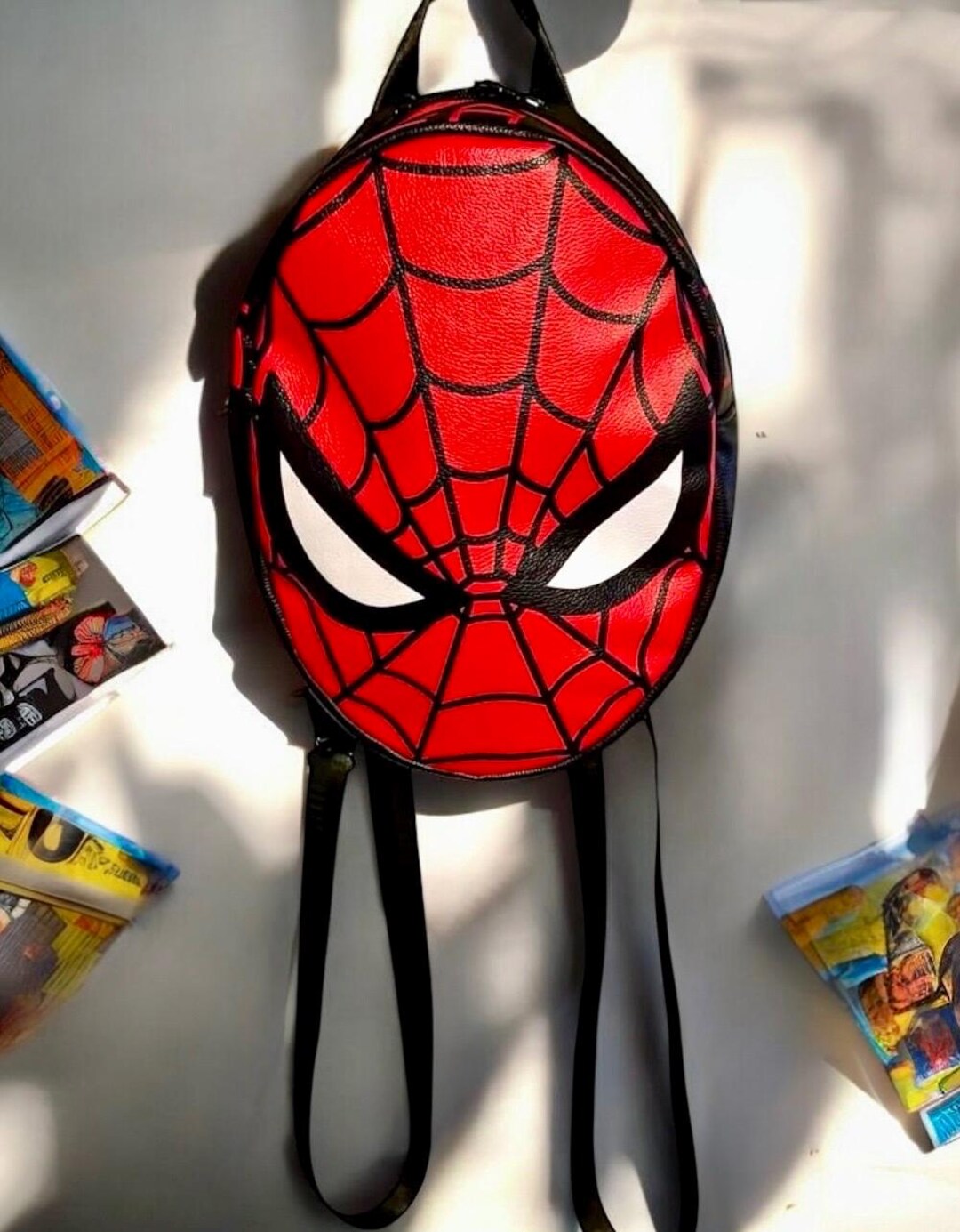 Spider Man, He’s the Hero! Handmade, Backpack! - Etsy