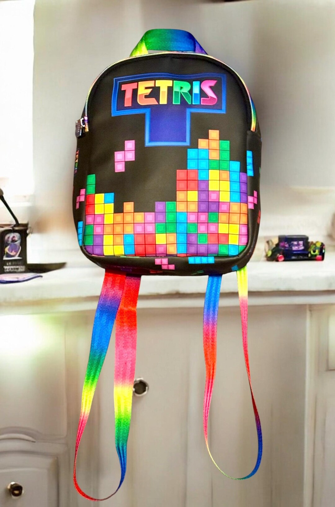 The Retro Nostalgia Vibe, Handmade, Awesome, Mini Backpack - Etsy