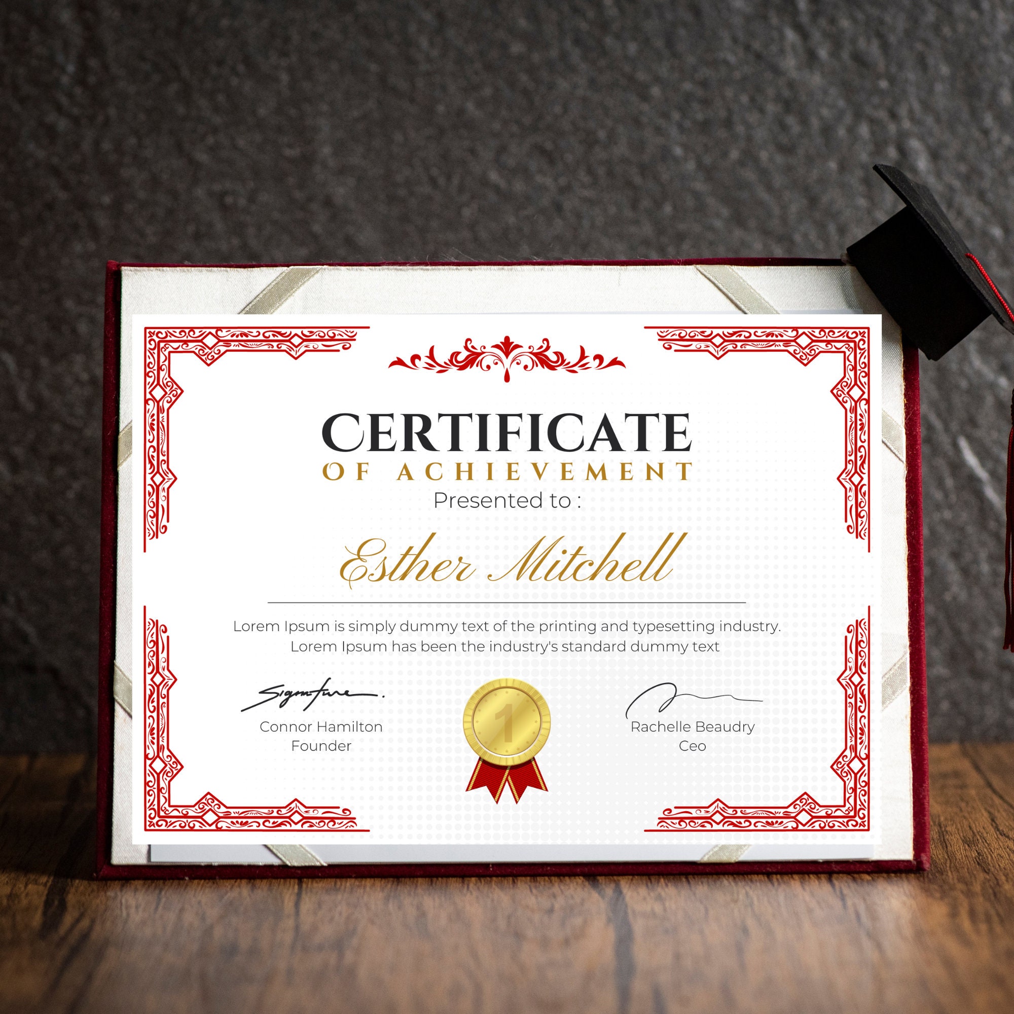 Validation Certificate Template