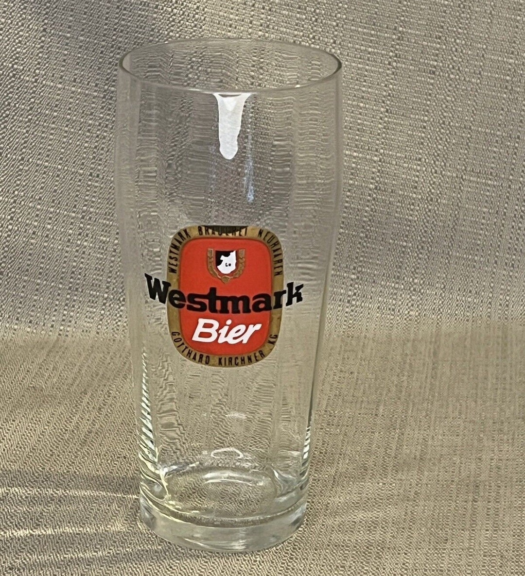 RARE Vintage Germany Westmark Gotthard Kirchner Brewery Beer Glass ...