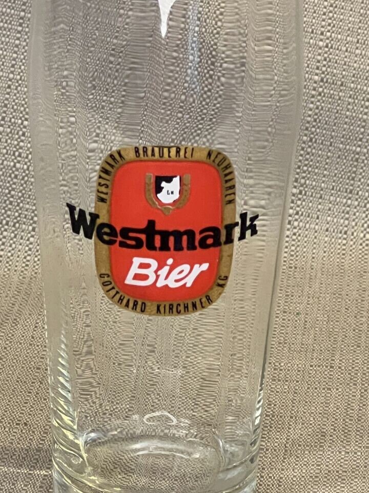 RARE Vintage Germany Westmark Gotthard Kirchner Brewery Beer Glass ...