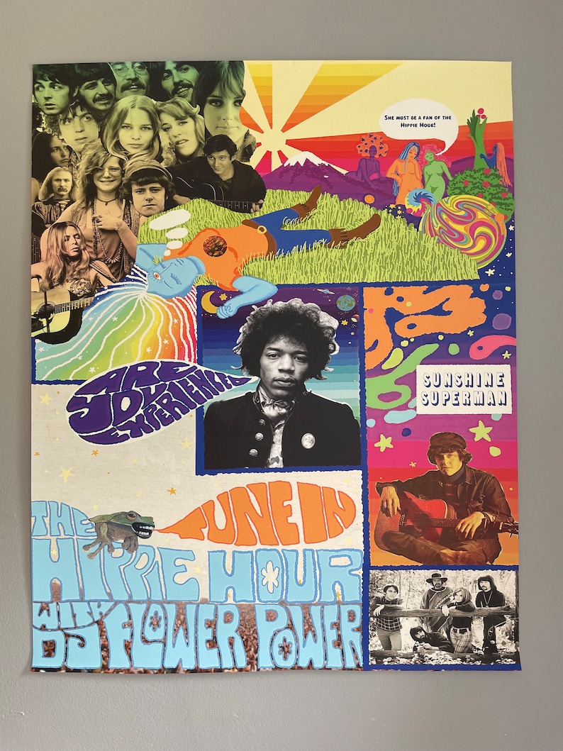The Official Hippie Hour Poster 18”x22” - Etsy