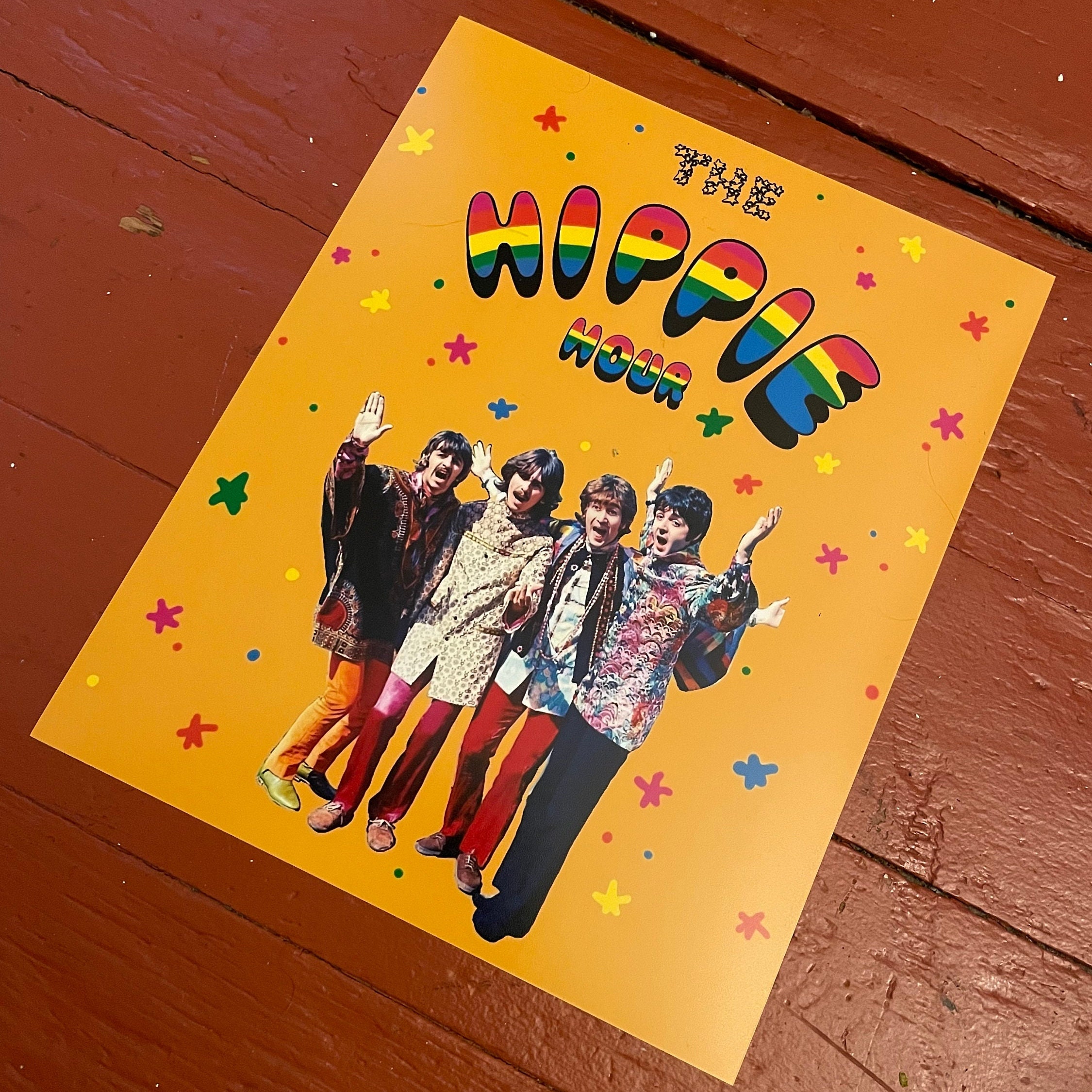The Hippie Hour 8”x10” Prints - Grace Slick, the Beatles, Jimi Hendrix ...