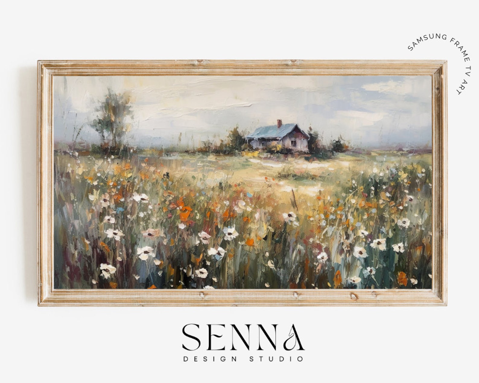 Samsung Frame TV Art Spring | Wildflower Field | Flower Meadow ...
