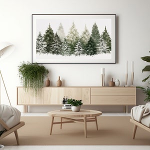 Christmas Frame Tree TV Art, Winter Samsung Frame TV Art, Farmhouse ...