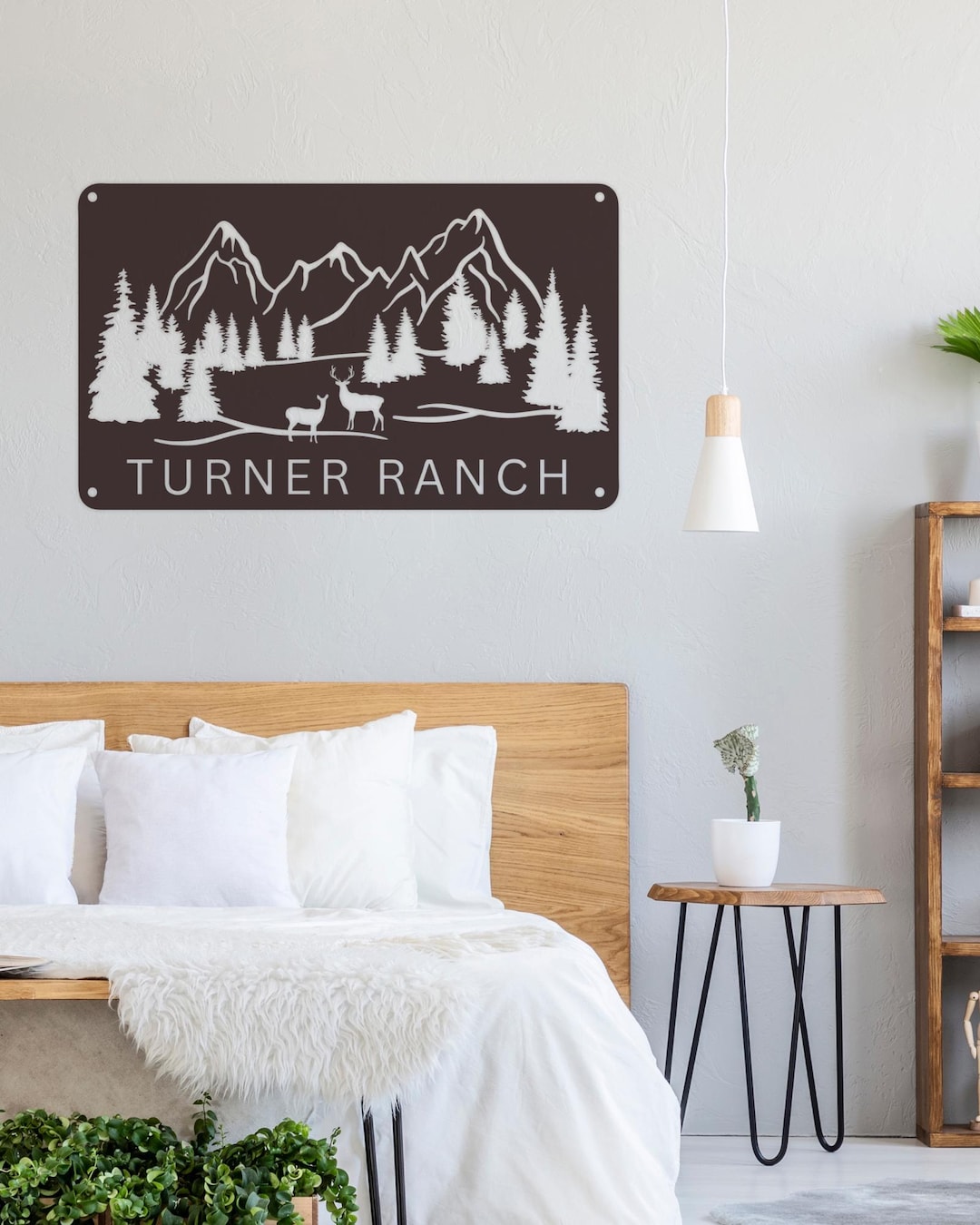 CNC Plasma Custom Name Ranch Sign - Etsy