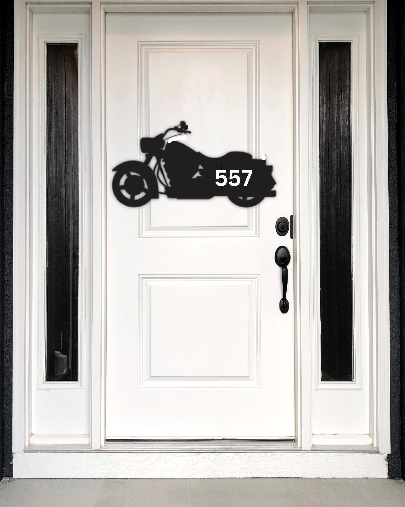 CNC Plasma Metal House Number Motorcycle , House Sign, Mailbox Sign ...