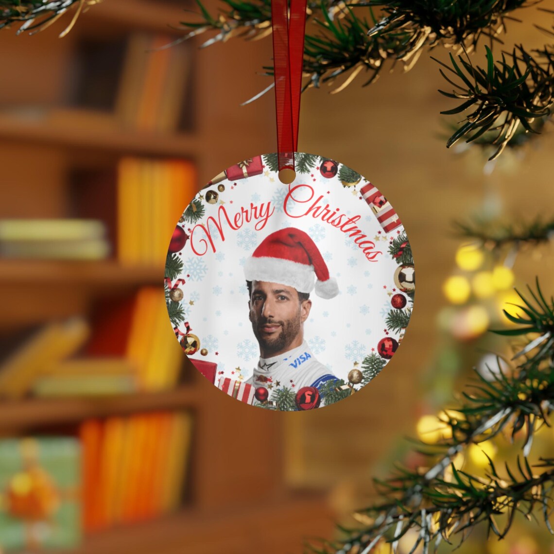 Daniel Ricciardo Christmas Ornament - Etsy