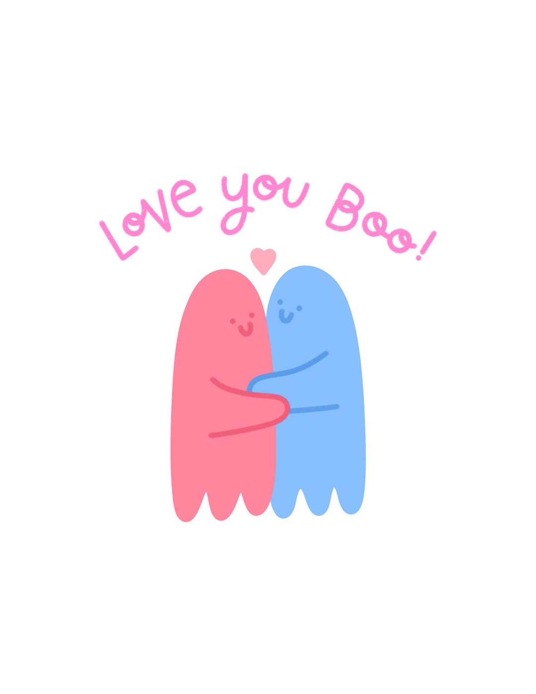 Love You, Boo Card Anniversary Card Girlfriend Card Boyfriend Card ...