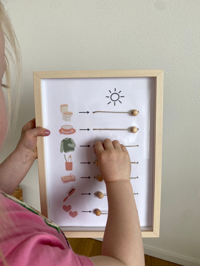 Printable Morning Routine Chart for Toddlers and Young Kids, Including ...