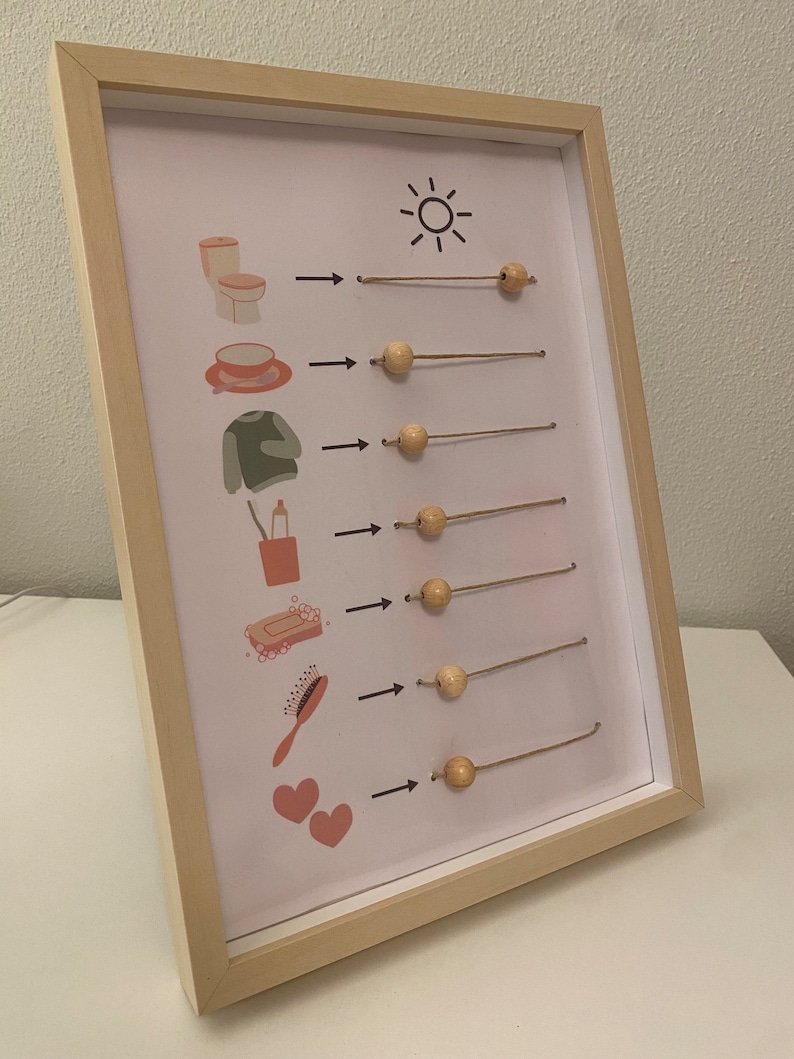 Printable Morning Routine Chart for Toddlers and Young Kids, Including ...