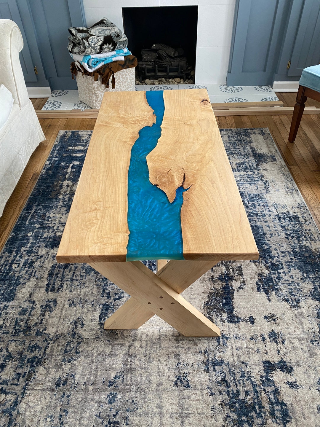 Handcrafted Maple River Table - Etsy