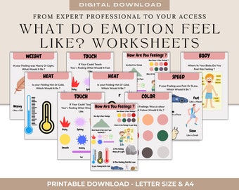 Emotions in the Body Poster and Printable Cards Helping Students to ...