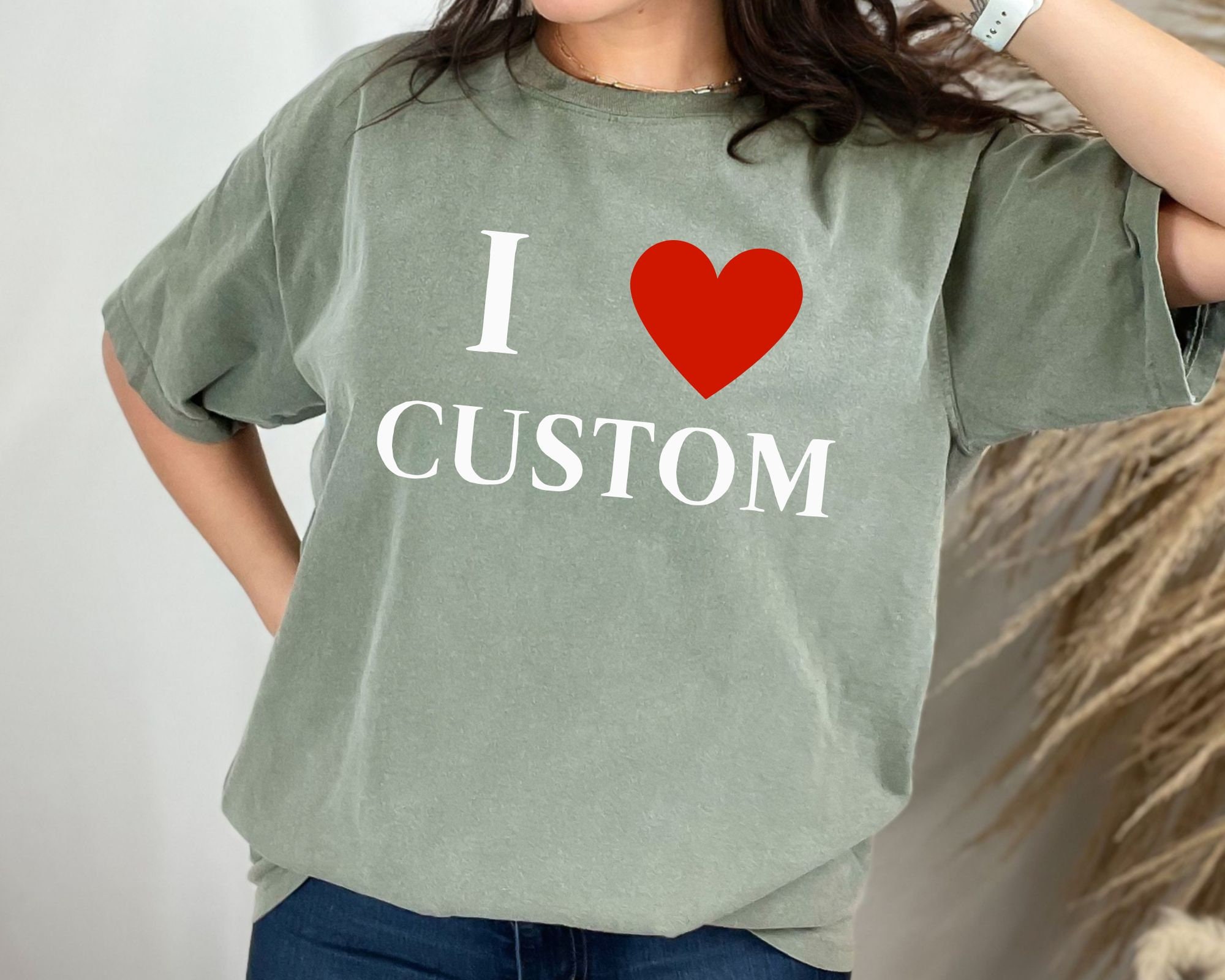 I Love Custom Svg Png, Personalized I Love Custom Png, I Heart Custom ...