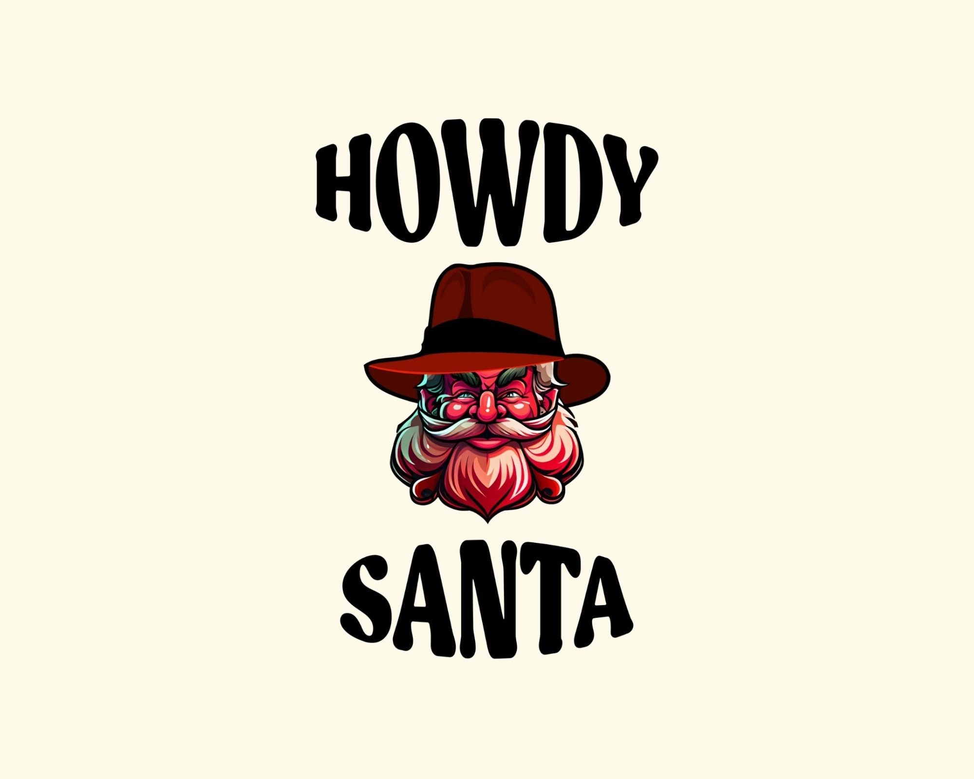 Howdy Santa Png, Ho Ho Howdy Png, Merry Christmas Png, Christmas Shirt ...