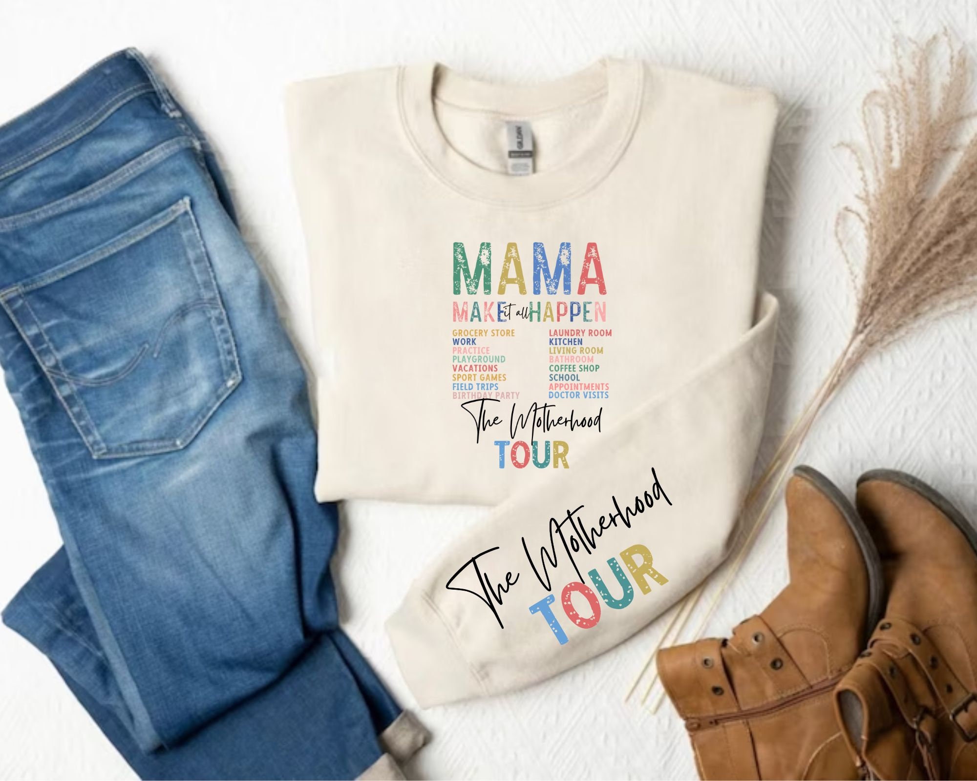 Mama Make It All Happen Svg Png, Motherhood Tour PNG, Some Days I Rock ...