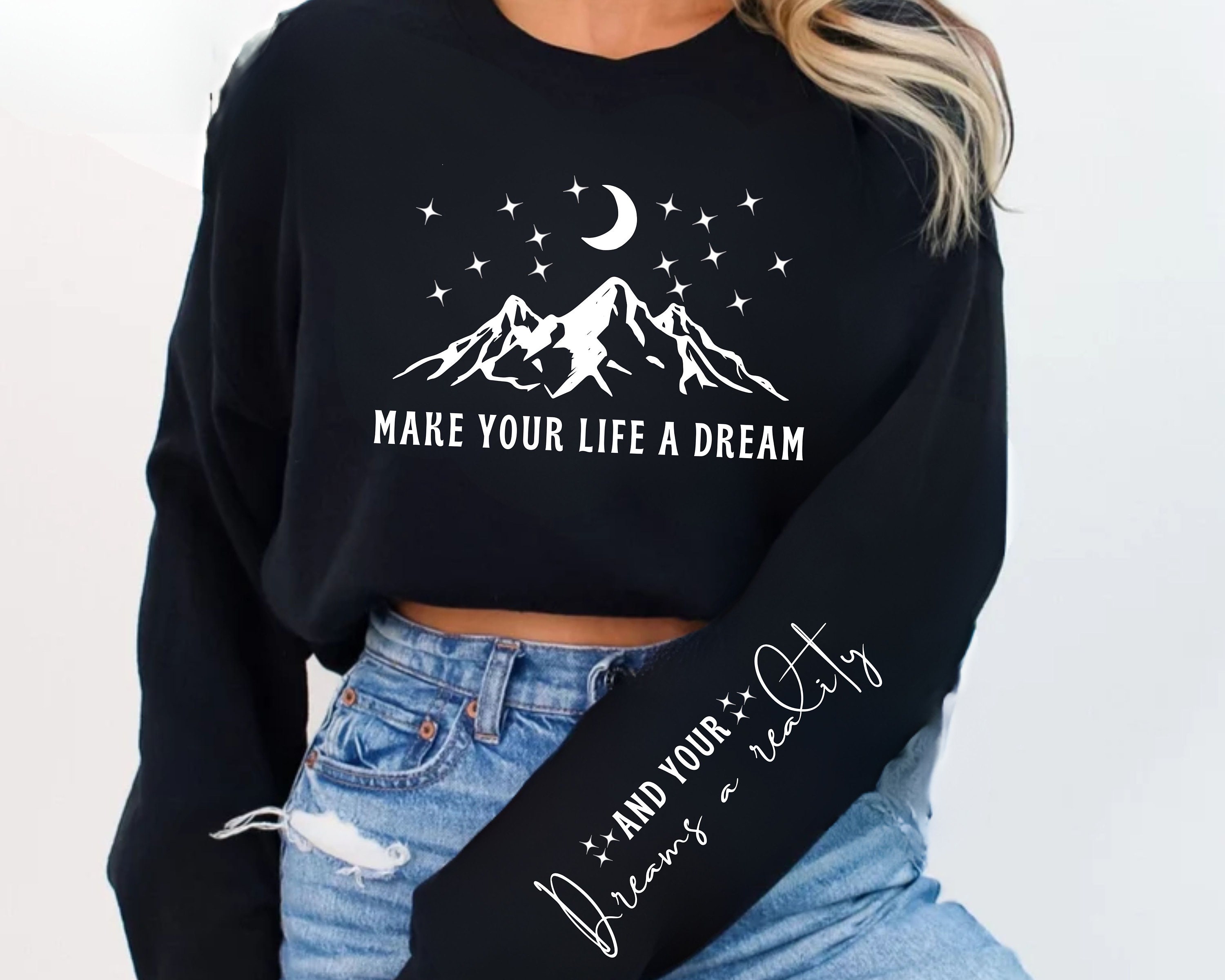 Make Your Life a Dream Svg Png, and Your Dreams Reality Png, Love ...